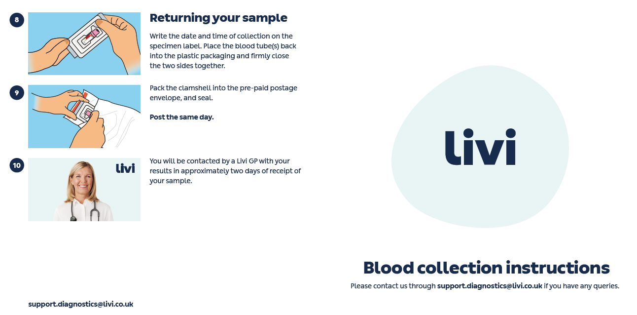 Vitality Blood Test FAQs – UK Support Diagnostics